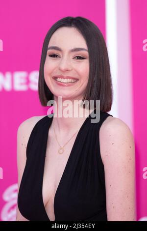 Clara Runaway attends the pink carpet during the 5th Canneseries ...