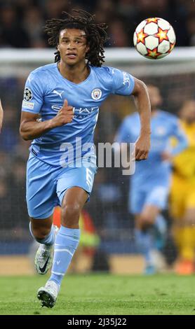 Nathan Aké of Manchester City during the Carabao Cup Semi Final First ...