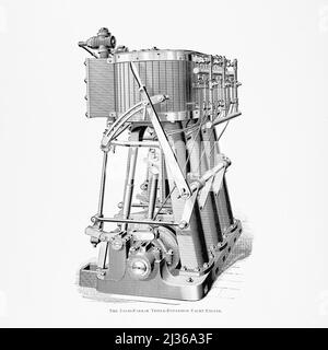 The Davis-Farrar Triple Expansion Yacht Engine With Davis’ Radial Valve ...