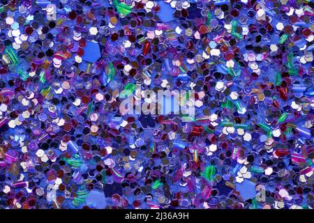 Fabric printed with sparkling stones and blurred background Stock Photo ...