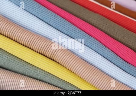 Set of knitted colorful seamless pattern. Multicolor knitting ...