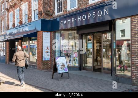 Camp Hopson department store shop entrance Northbrook Street, Newbury ...