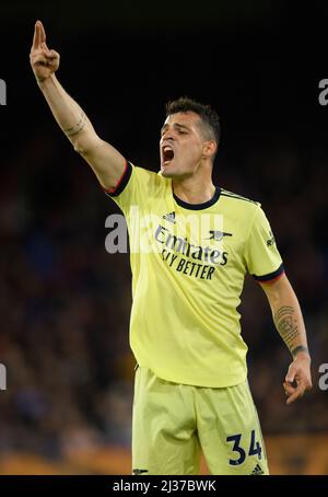 during the Premier League match at Selhurst Park, London. Picture date ...