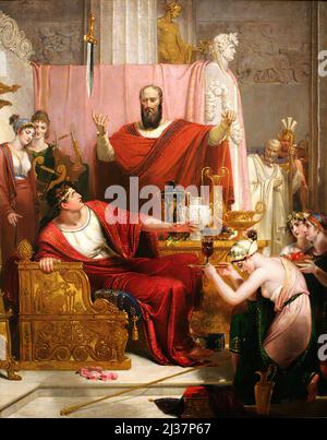 The Sword of Damocles, 1812 Stock Photo - Alamy
