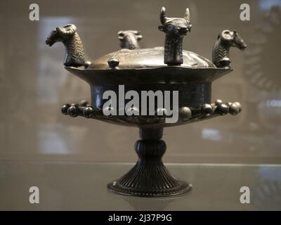 etruscan bronze item tool detail close up Stock Photo - Alamy