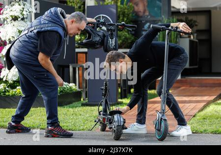 George Russell of United Kingdom driving the F1 car 63 for the Mercedes ...