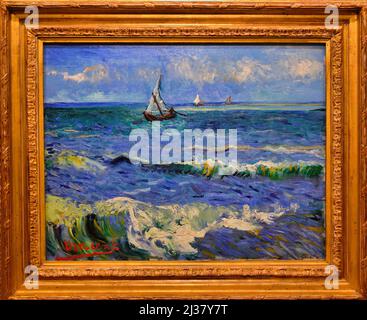 Seascape near of Saintes-Maries-de-la-Mer. Museum: Van Gogh Museum ...