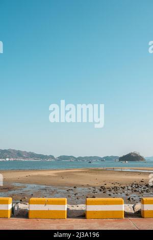 Jinhaeru beach park in Changwon, Korea Stock Photo - Alamy