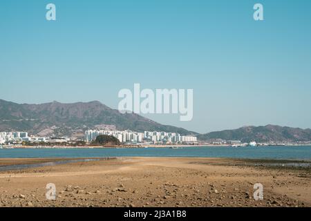 Jinhaeru beach park in Changwon, Korea Stock Photo - Alamy
