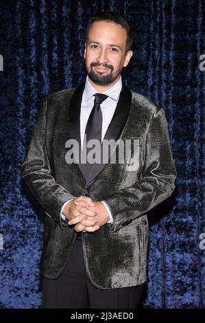 Lin-Manuel Miranda attends Clive Davis' 90th birthday celebration at ...