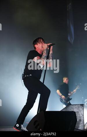 Jonathan Gallant of the canadian punk rock band Billy Talent pictured ...