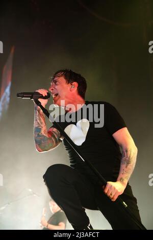 Toronto, CANADA, 06/04/2022, Vocalist Benjamin Kowalewicz of Canadian ...