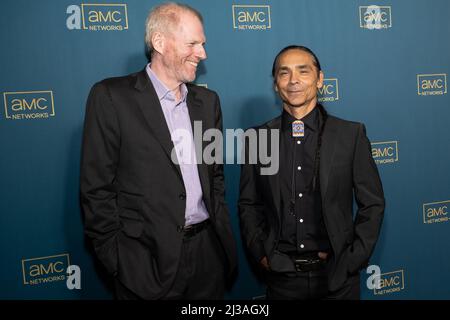 Noah Emmerich and Zahn McClarnon attend AMC Networks' 2022 Upfront at ...