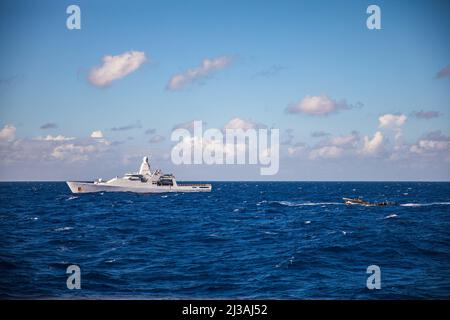 HNLMS Friesland (P842), a Holland-class offshore patrol vessel operated ...