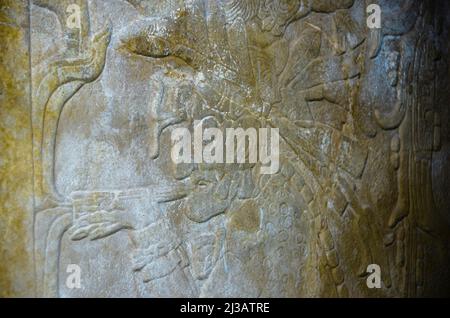 Temple of the Cross, Templo la Cruz, Palenque, Chiapas, Mexico Stock ...