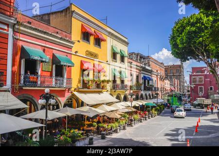 Old buildings, Puebla, Mexico Stock Photo - Alamy