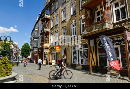 Old buildings, city centre, Slubice, Poland Stock Photo - Alamy