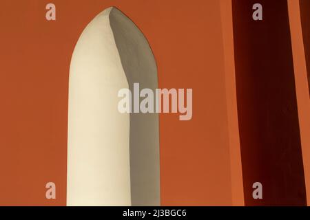 Wall details. Notch in wall. Ancient architecture Stock Photo - Alamy