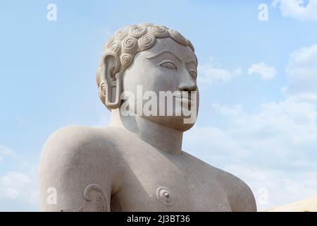 monolithic Gommateshwara statue at Shravanabelagola, Shravanabelagola ...