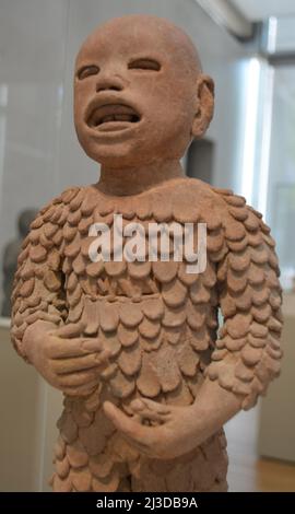 Xipe Totec, Aztec god of spring and rebirth, a fertility god, vividly ...