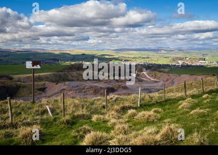 Nine Standards Rigg on Hartley Fell, Cumbria, UK Stock Photo - Alamy
