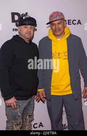 DJ Double R and G-Bo The Pro attend the world premiere of "Mixtape" at ...