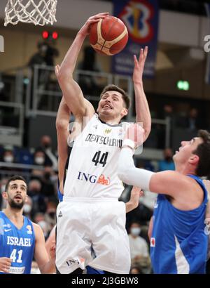 David Kramer #44 von Deutschland Germany vs Israel Basketball World Cup ...