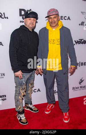 DJ Double R and G-Bo The Pro attend the world premiere of "Mixtape" at ...