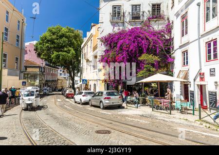 Portugal, Lisboa e Setubal province, Lisbon, Alfama district, Palacio ...