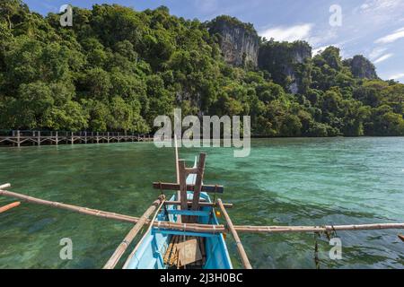 Philippines, Palawan, Quezon, Tabon Caves Complex and Lipuun Point ...