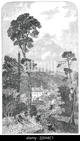 Birkhall House, a royal residence in Glen Muick near Ballater Stock ...