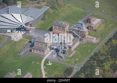 Colliery buildings at Woodhorn Colliery Museum Stock Photo - Alamy