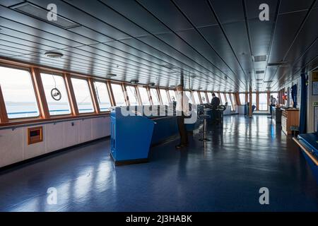 Onboard views of the chartered ROPAX Epsilon. The Vistentini built ...