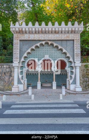 Fonte Mourisca in Portuguese town Sintra Stock Photo - Alamy
