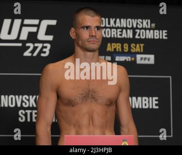 JACKSONVILLE, FL - APRIL 9: (R-L) Mickey Gall battles Mike Malott in ...