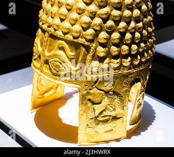 ancient-dacian-helmet-stock-photo-alamy