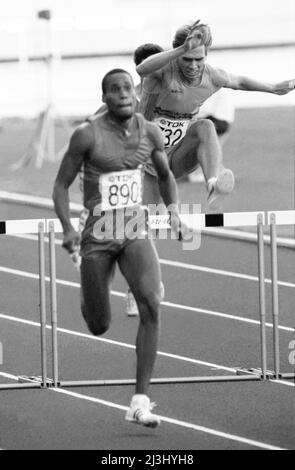 SVEN NYLANDER Sweden 400m hurdle Harald Schmid Ger / 300/athlete at ...