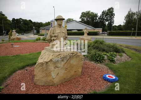 The town of Catterick Garrison in North Yorkshire Stock Photo - Alamy