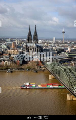 Cologne, Germany skyline on the Rhine River Stock Photo - Alamy