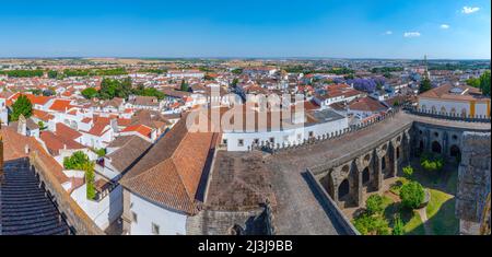Aerial view of the Portuguese town Evora Stock Photo - Alamy
