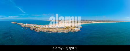 Aerial view of Baleal peninsula in Portugal Stock Photo - Alamy