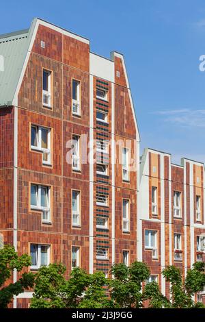 Prefabricated buildings, Modern residential buildings, Rostock ...