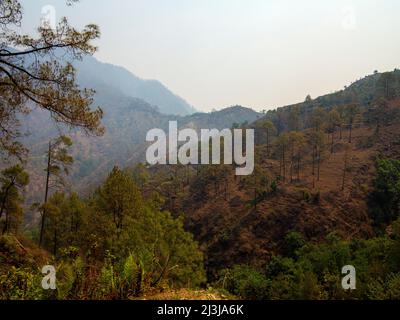 Deep valleys on Kumaon Hills, Uttarakhand, India Stock Photo - Alamy