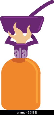 Cooking gas cylinder icon. Cartoon of cooking gas cylinder vector icon ...