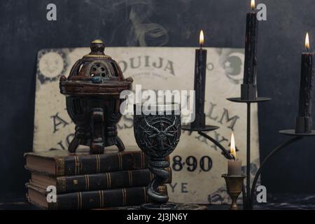 Magical night of spiritualism and black magic. Prediction of the future ...