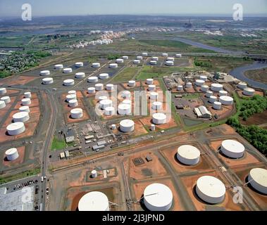 Fuel Storage Tanks, New Jersey USA Stock Photo - Alamy