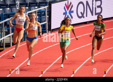 Natalia Kaczmarek, Femke Bol, Stephenie Ann McPherson and Aliyah Abrams ...