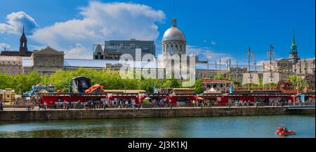 Bonsecours Basin and Bonsecours Market, Old Port of Montreal; Montreal ...