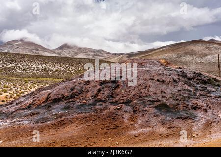 The Mini Volcan de Lojen, near Arequipa, Arequipa Region, Peru Stock ...