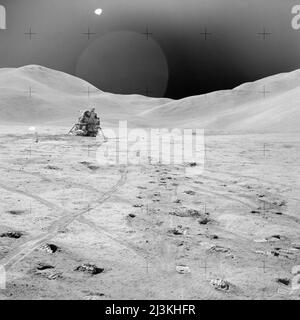 Apollo 15 landing site on the moon Stock Photo - Alamy